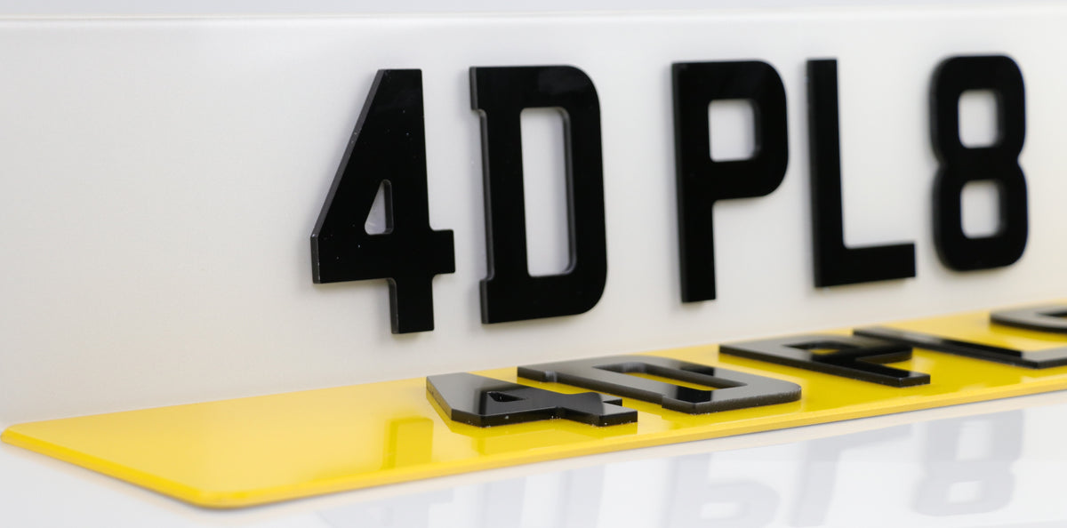 4D Number Plates | Northern Number Plates Limited