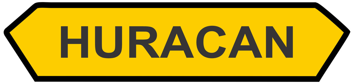 HURACAN (CLICK FOR SIZE OPTIONS) (PACK OF 10) | Northern Number Plates ...