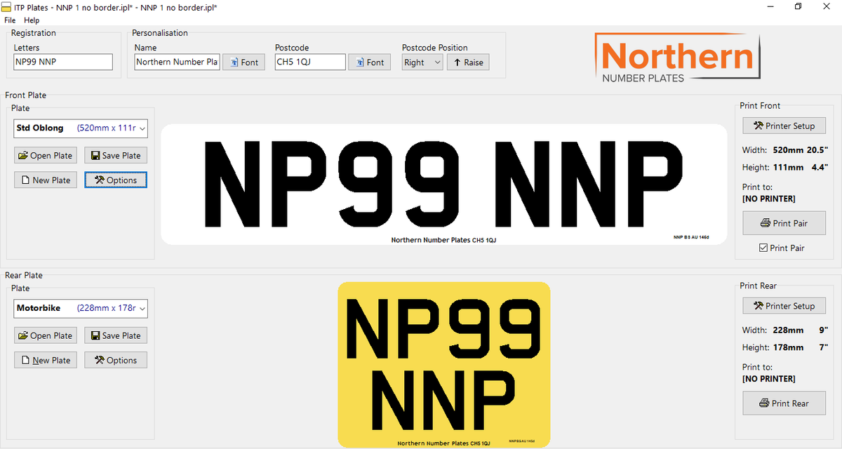 BUDGET LASER NUMBER PLATE PRINTER, ASSEMBLY BOARD AND SOFTWARE ...